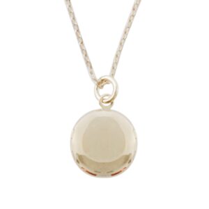 honeycat keepsake mini locket necklace in 18k gold plate minimalist, delicate jewelry (g)