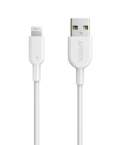 anker powerline ii lightning cable, [3ft mfi certified] usb charging/sync lightning cord compatible with iphone se 11 11 pro 11 pro max xs max xr x 8 7 6s 6 5, ipad and more