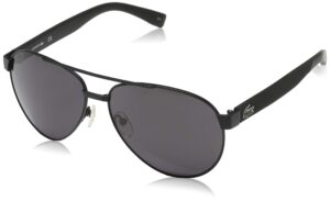 lacoste l185s black matte one size