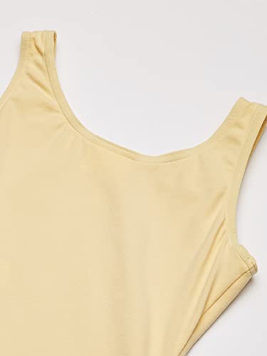 Capezio Girls' Big Classic High Tank Leotard, Butter, Medium