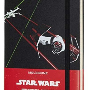 Moleskine Limited Edition Star Wars Notebook, Hard Cover, Large (5" x 8.25") Ruled/Lined, 240 Pages