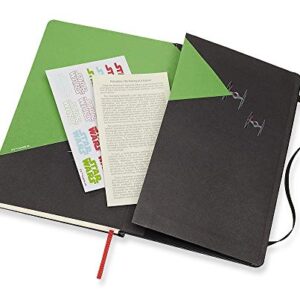 Moleskine Limited Edition Star Wars Notebook, Hard Cover, Large (5" x 8.25") Ruled/Lined, 240 Pages