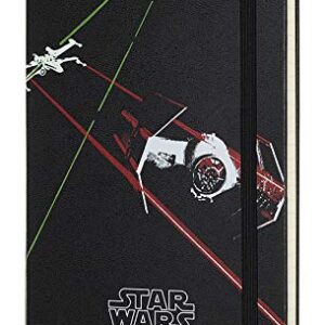 Moleskine Limited Edition Star Wars Notebook, Hard Cover, Large (5" x 8.25") Ruled/Lined, 240 Pages