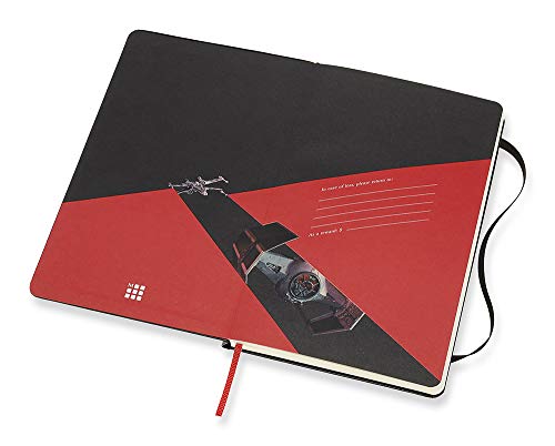 Moleskine Limited Edition Star Wars Notebook, Hard Cover, Large (5" x 8.25") Ruled/Lined, 240 Pages