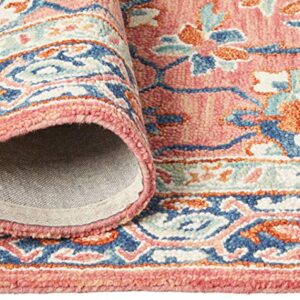 Loloi Zharah Rose/Denim 5'-0" x 7'-6" Area Rug