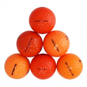 orange value brand mix value mint quality golf balls - 24 pack