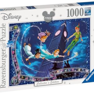 Ravensburger Disney Collector's Edition Peter Pan 1000 Piece Jigsaw Puzzle for Adults - Every Piece is Unique, Softclick Technology Means Pieces Fit Together Perfectly