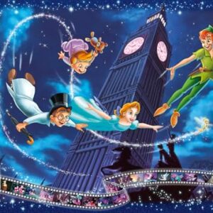 Ravensburger Disney Collector's Edition Peter Pan 1000 Piece Jigsaw Puzzle for Adults - Every Piece is Unique, Softclick Technology Means Pieces Fit Together Perfectly