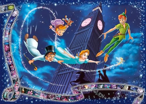 Ravensburger Disney Collector's Edition Peter Pan 1000 Piece Jigsaw Puzzle for Adults - Every Piece is Unique, Softclick Technology Means Pieces Fit Together Perfectly