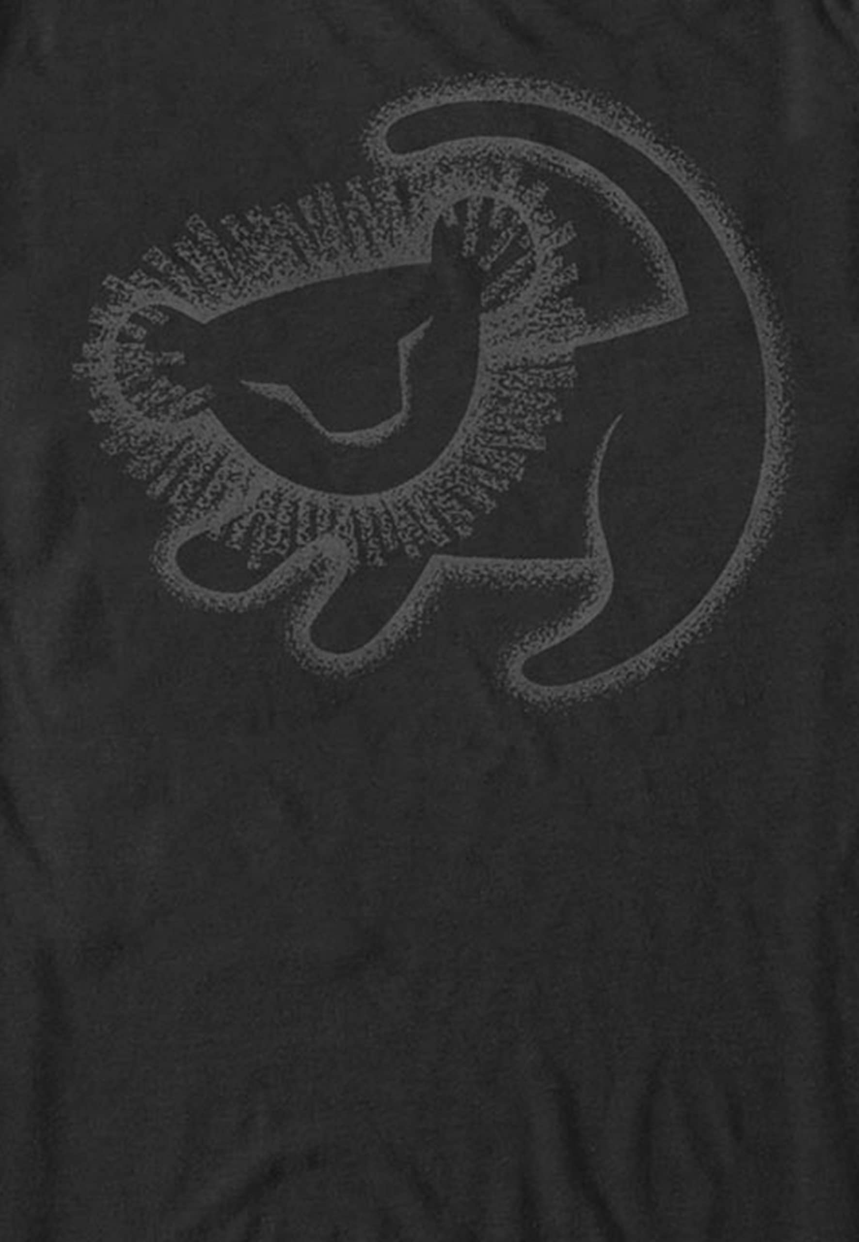 Disney Men's Lion King Simba Cave Paintint Graphic T-Shirt, Black, 5X-Large