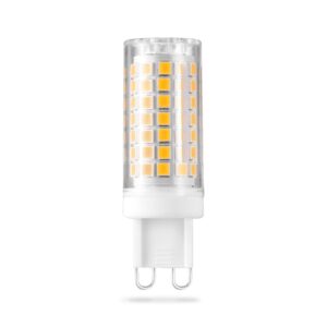 goodlite g-83515 7.5w led g9 120v 700 lumens 300° beam angle, 60w equal light bulb, 3000k warm white clear