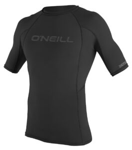 o'neill men's thermo-x short sleeve crew, black, l