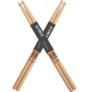 drum sticks 5a wood tip drumstick (2 pair maple)