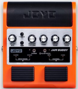 joyo jam buddy portable dual channel 2x4w guitar pedal amp (orange)