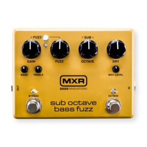 mxr sub octave bass fuzz guitar effects pedal