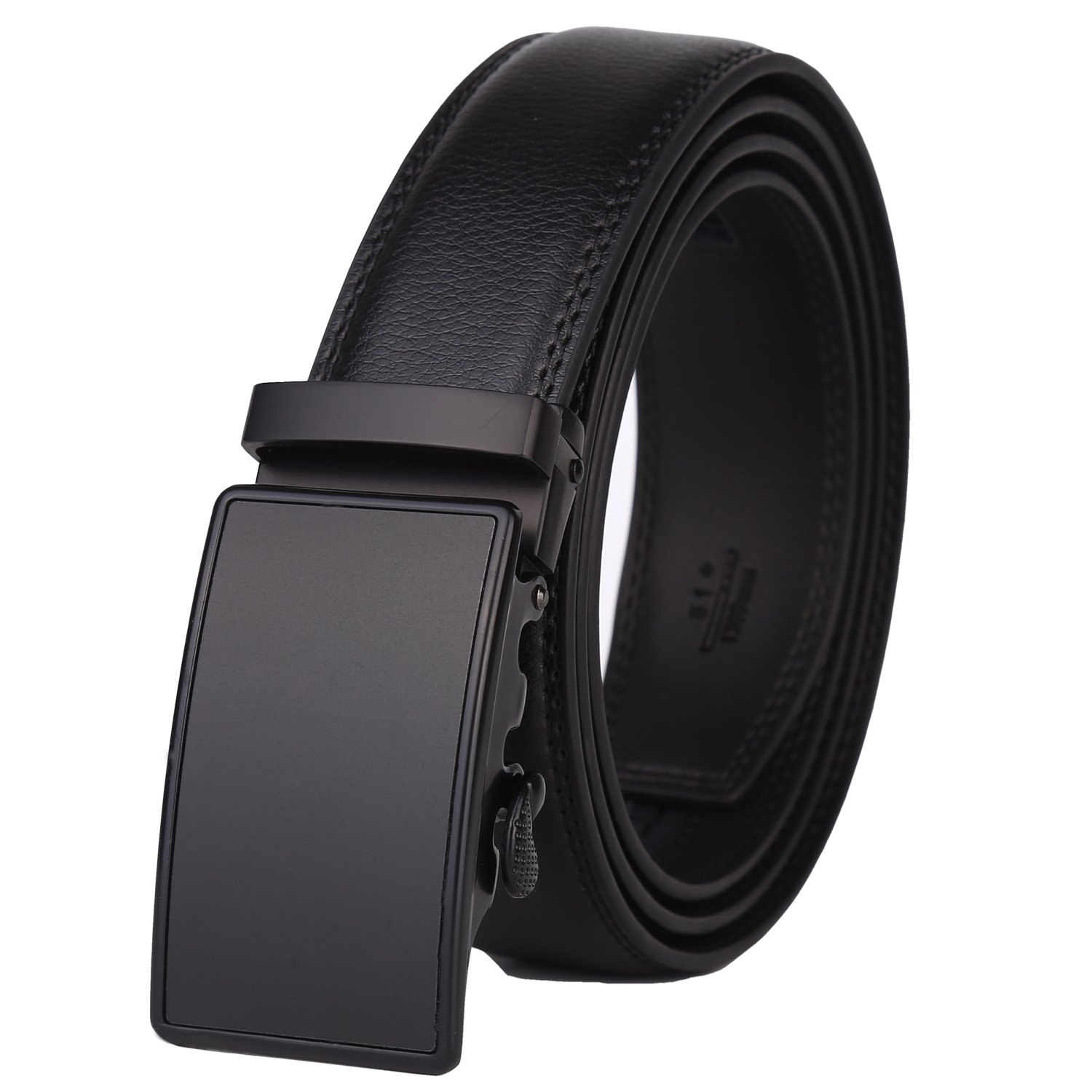 Lavemi Men's Real Leather Ratchet Dress Casual Belt, Cut to Exact Fit,Elegant Gift Box(55-0027)