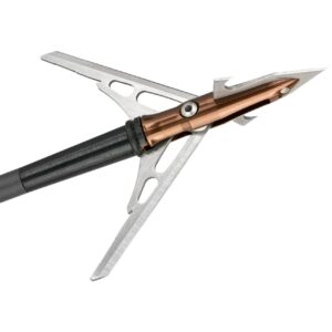 rage xtreme turkey broadhead 2.3" x .75" cut, 100 grain - 2 pack brown