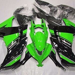 Green with Black Complete Fairing kit Bodywork Injection Molding Body Kits for K.awasaki Ninja 300 EX300R EX 300R EX-300R EX300A EX300B SE 2013 2014 2015 2016 2017 2018 Sportbike Accessories