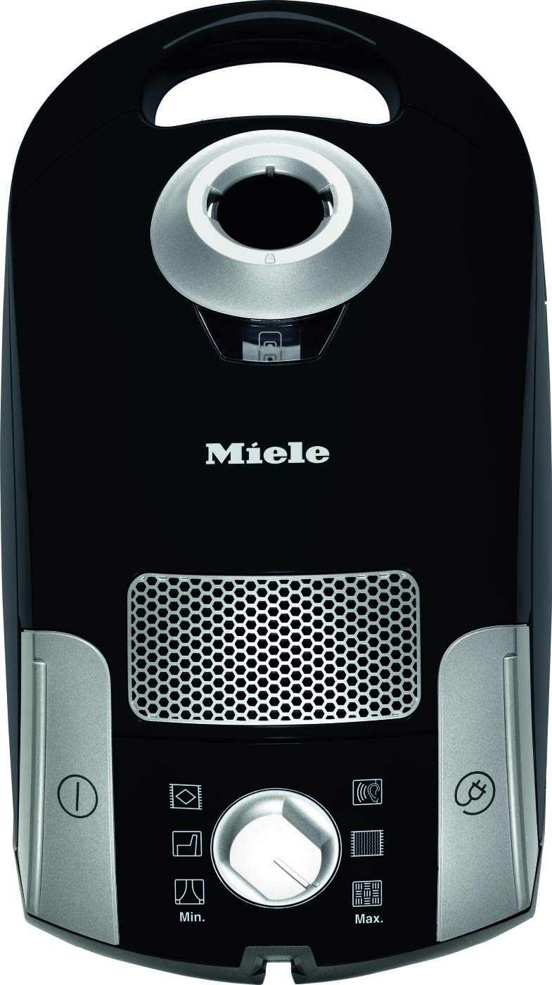 Miele Turbo Team Canister Vacuum, Obsidian Black