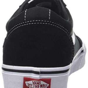 Vans Men's Ward Sneaker, Black Suede Canvas Black White C24, 10.5