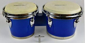 hisonic signature series hs4613 tunable wood bongo set (6" & 7")