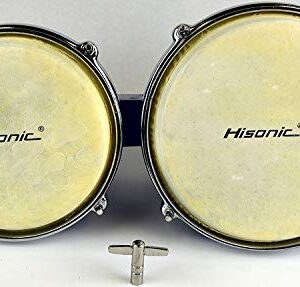 Hisonic Signature Series HS4613 Tunable Wood Bongo Set (6" & 7")