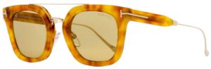 tom ford rectangular sunglasses tf541 alex-02 53e blonde havana 51mm ft0541