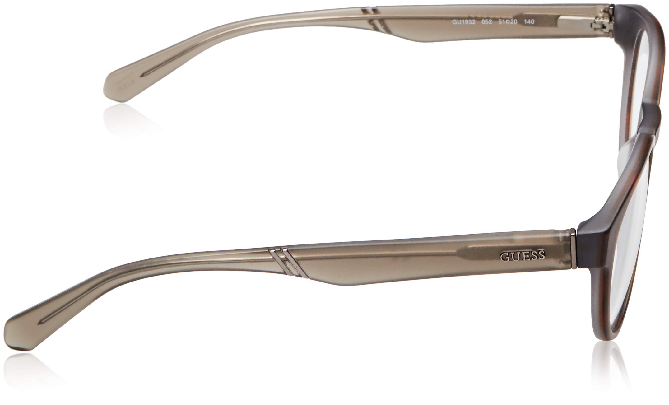 Guess GU1932 Eyeglass Frames - Dark Havana Frame, 51 mm Lens Diameter GU193251052