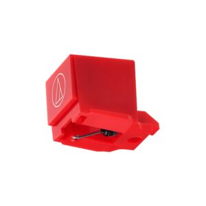 audio-technica atn91r replacement conical turntable stylus for at91r, red