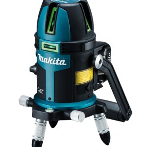 Makita SK209GDZ 12V max CXT Lithium-Ion Cordless Self-Leveling Multi-Line/Plumb Point Green Beam Laser, Tool Only