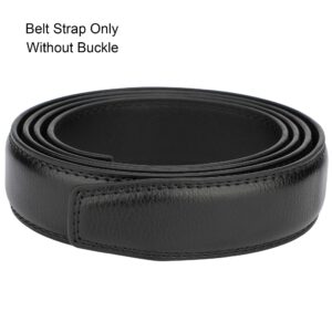 Lavemi Replacement Belt Strap for Rachet Belt, Width: 1 3/8"(Black 44")