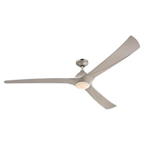 westinghouse techno ii 72-inch indoor dc motor ceiling fan with dimmable led light kit titanium