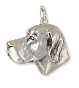 esquivel and fees great dane jewelry sterling silver great dane charm handmade dog jewelry dn2-c