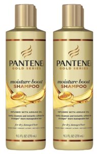 pantene gold series shampoo moisture boost 9.1 ounce (270ml) (2 pack)