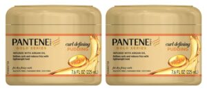 pantene gold series pudding curl defining 7.6 ounce jar (225ml) (2 pack)