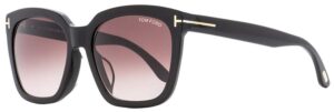 tom ford square sunglasses tf502f amarra 01t black 55mm ft0502