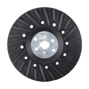 bha angle grinder ribbed backing pad for resin fiber disc, 5" x 5/8"-11