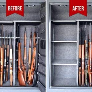 Gun Storage Solutions RR10SK-OR 10 Rifle Rod Starter Kit (Orange, 10 Rifle Rods and 15" x 19" Shelf Liner)