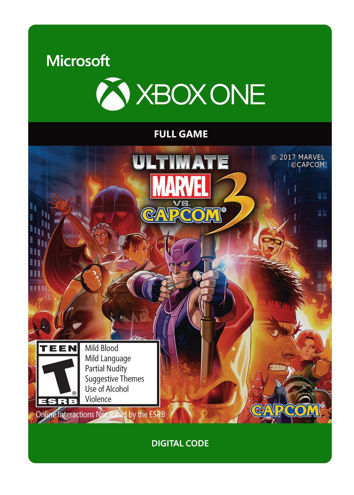 Ultimate Marvel vs Capcom 3 - Xbox One [Digital Code]