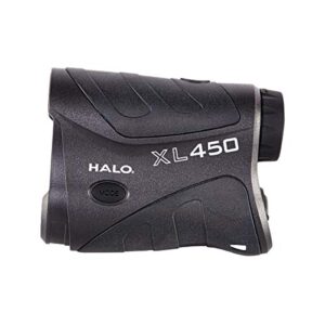 Halo XL450 Range Finder, 450 Yard laser range finder for rifle and bow hunting , black