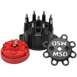 MSD 84317 Black Small Diameter Cap and Rotor Kit