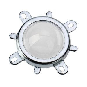 Chanzon LED Lens Optical Glass (44mm 60degree) + 50mm Reflector Collimator Houseing + Fixed Bracket with Holder For 20W 30W 50W 80W 100W High Power Light SMD COB Chips Focus 20 50 100 W Watt 60 degree