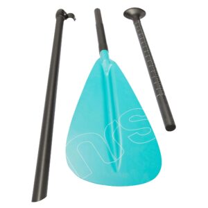 nrs quest 3-piece travel fiberglass sup paddle-68-86in