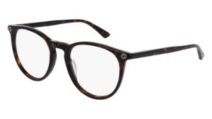 gucci oval eyeglasses gg0027o 002 havana 50mm 0027