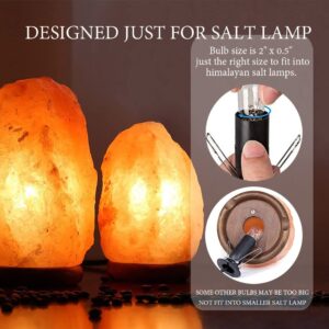 Parts Express Himalayan Salt Lamp Bulbs Original Salt Lamp, 6Pack E12 Candelabra Base Replacement Light Bulbs, 15 Watt Incandescent Bulbs for Plug-in Night Light (6, E12 15W T20)