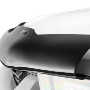 Auto Ventshade [AVS] Bugflector Hood Shield | 2016 - 2019 Ford Explorer , Black, High Profile, Smoke, 1 pc. | 23743