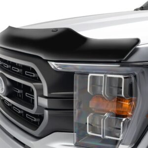 Auto Ventshade [AVS] Bugflector Hood Shield | 2016 - 2019 Ford Explorer , Black, High Profile, Smoke, 1 pc. | 23743