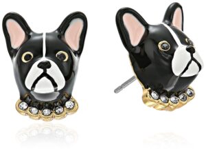 kate spade new york antoine dog stud earrings