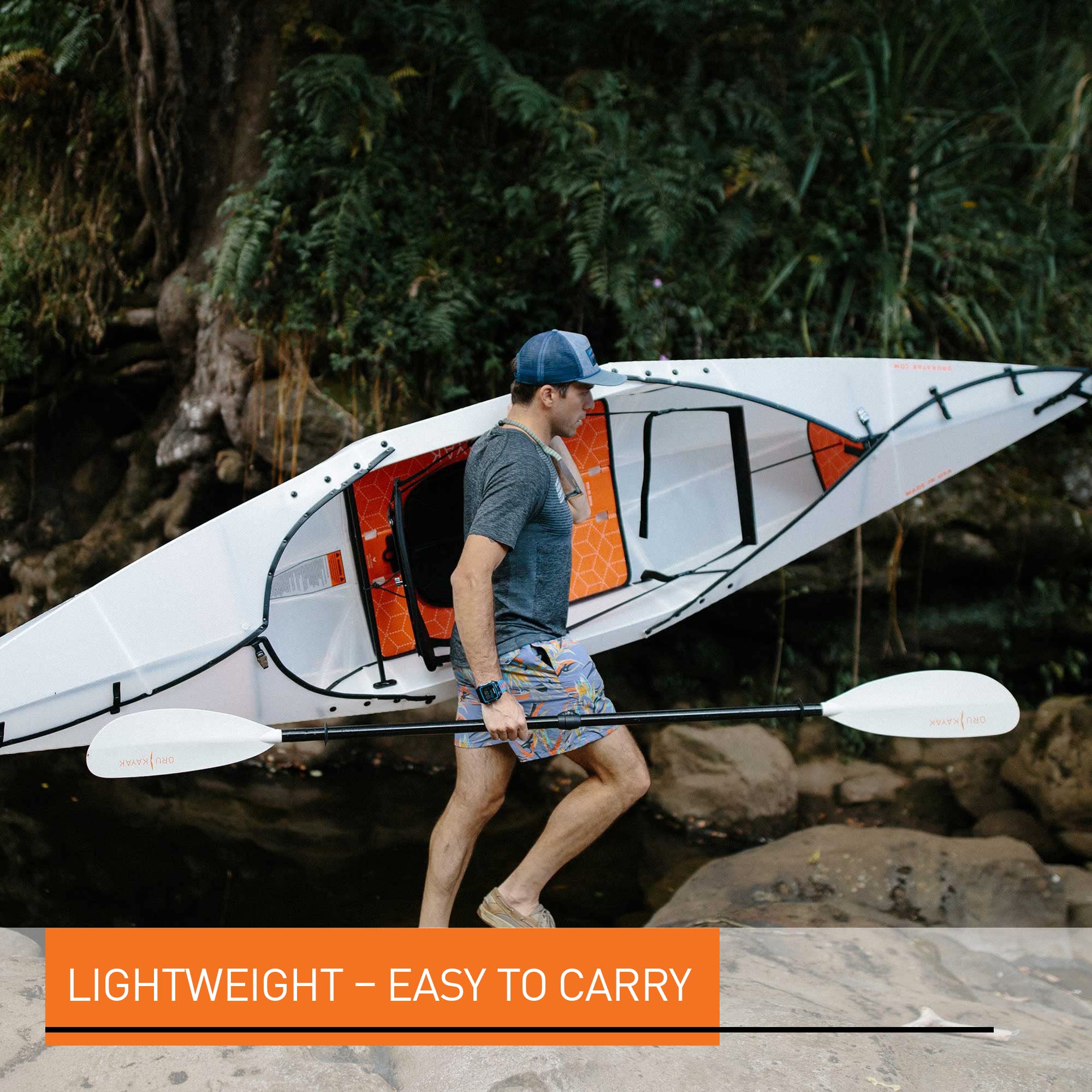 Oru Kayak Beach LT Folding Portable Lightweight Kayak - for Day Trips, Picnics, and Casual Fun with Family and Friends …