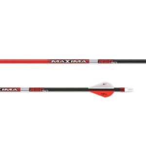 Carbon Express Maxima Red SD Carbon Arrow - 6 Pack, Black & Red, 350 (50871)